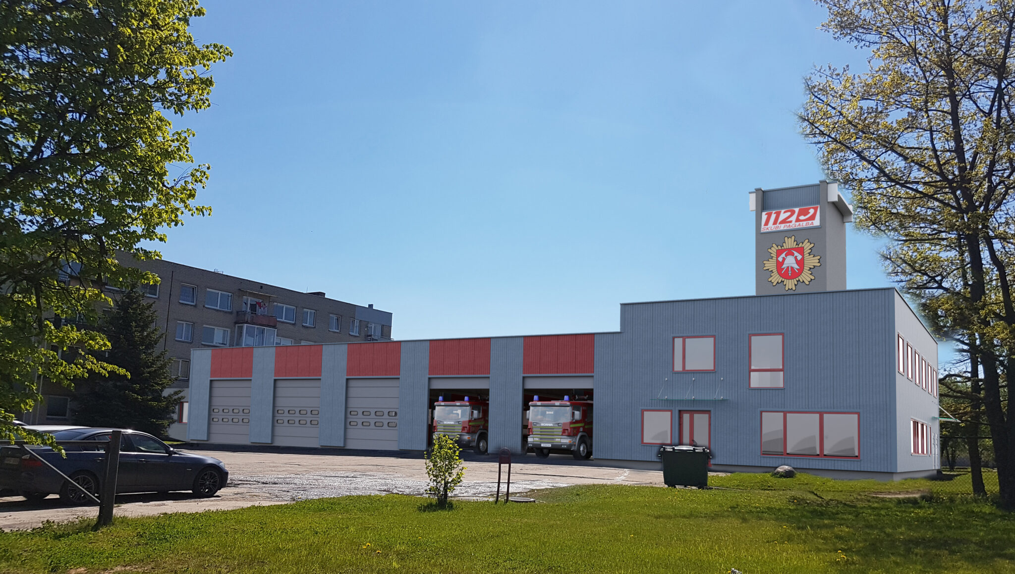 Kauno gaisrinė – Medstatyba